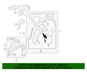 2019-2020 Volkswagen Jetta Filler Trim Reinforcement 17A-809-820 ...