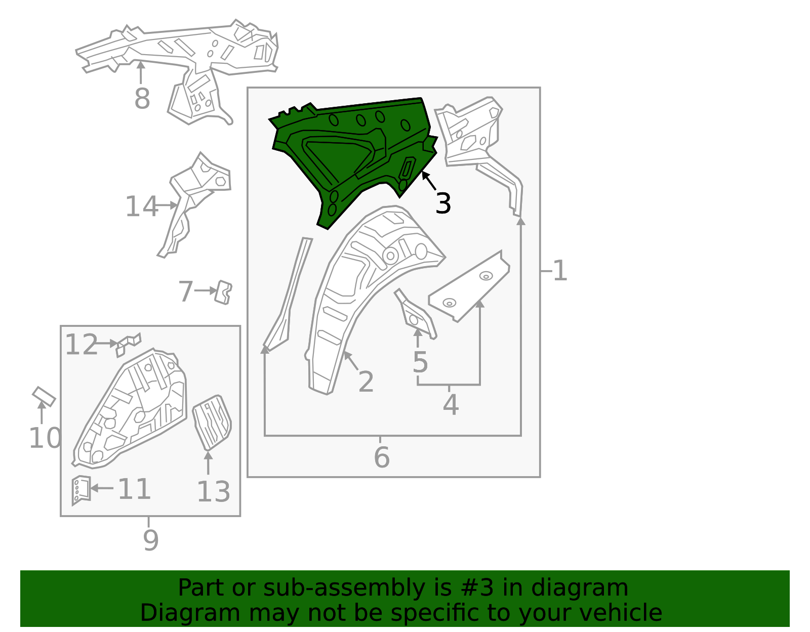 2019-2025 Volkswagen Jetta Upper Panel 17A-809-405-A | QuirkParts
