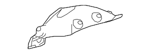 2018-2022 Toyota C-HR Pipe Shield 77277-F4010 | Lithia Toyota Parts