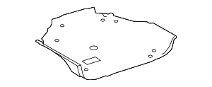 2018-2022 Toyota C-HR Tank Shield 77606-F4020 | Toyota Parts Center