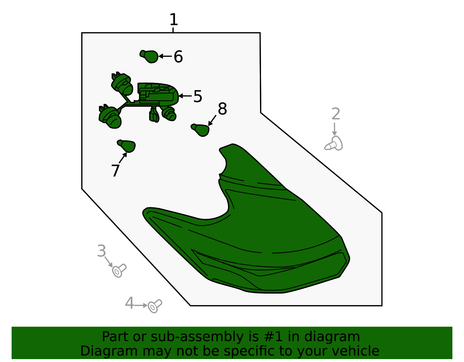 2018-2020 Nissan Kicks Tail Lamp Assembly 26555-5RL0A | My Nissan Part