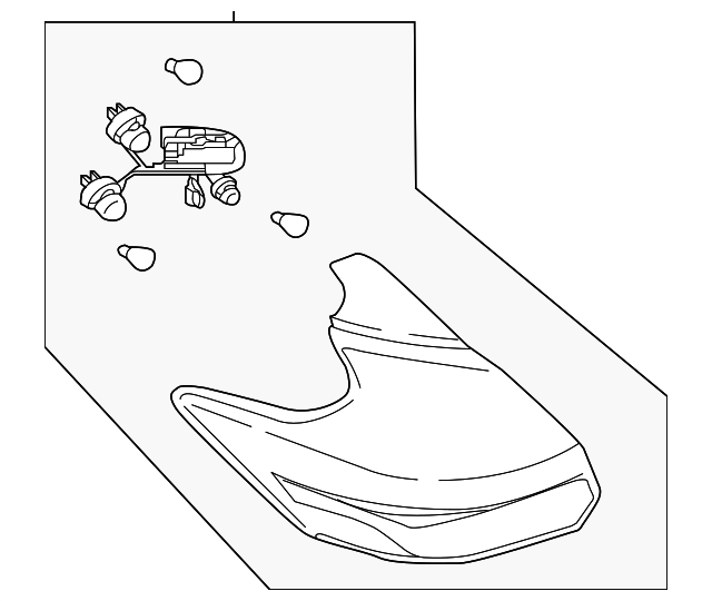 26550-5R00A - Tail Lamp Assembly - 2021-2024 Nissan Kicks | Nissan OEM ...