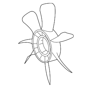 2007-2022 Toyota Fan Blade 16361-38020 | Toyota Parts Center