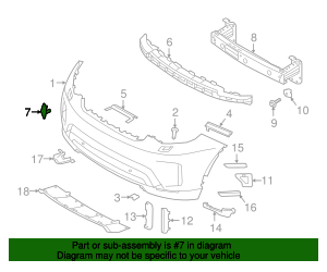 Genuine OEM Lmp Washer Cover Part# LR083109 Fits 2017-2023 Land Rover ...