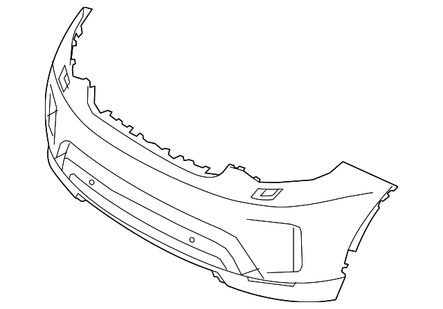 2017-2019 Land Rover Discovery Bumper Cover LR082825 | JaguarParts.com