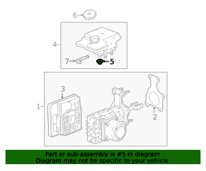 2016-2023 GM Brake Master Cylinder Reservoir Seal 84559518 | GM Parts ...