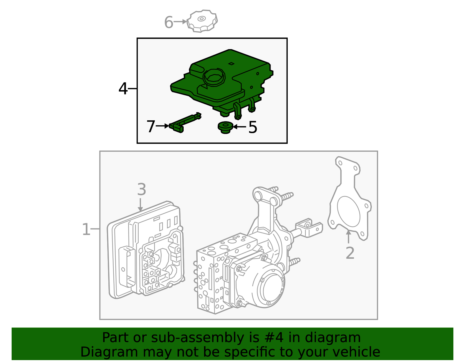 2019-2025 GM Brake Master Cylinder Reservoir 84417426 GM ...