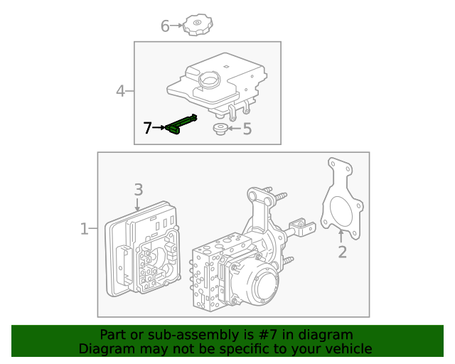 2016-2024 GM Brake Fluid Level Sensor 23139898 GM | GMPartsDirect.com