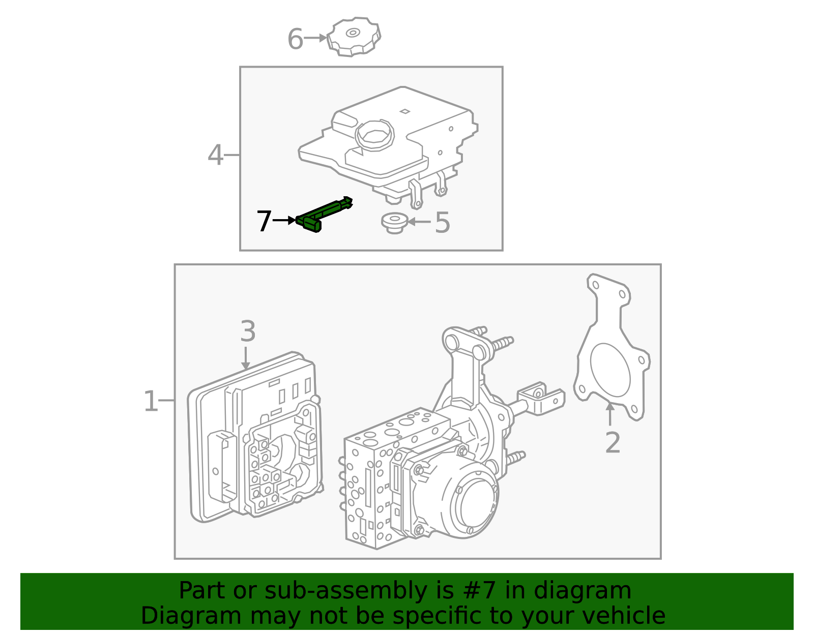 2016-2025 GM Brake Fluid Level Sensor 23139898 GM | GMPartsDirect.com