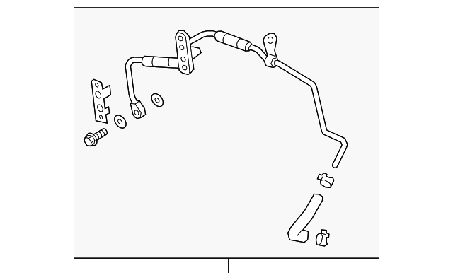 2017-2019 GM Turbocharger Coolant Feed Pipe 55499164 | OEM Parts Online