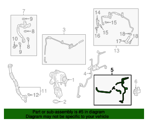 2017-2019 GM Pipe 55493268 | TascaParts.com