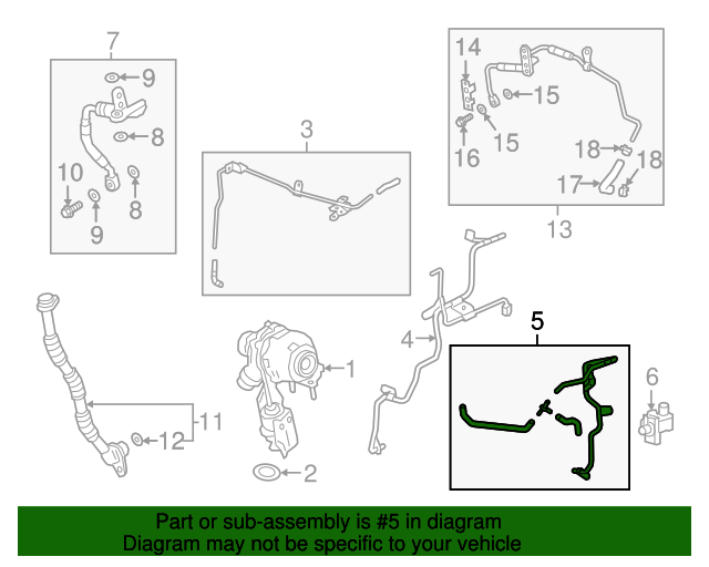 2017-2019 GM Pipe 55493268 | TascaParts.com