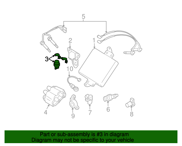 82501AA130 - 2002-2008 Subaru Acccessory Fuel Pump Power Window Relay ...