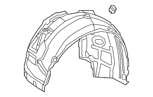 2019-2024 Audi Fender Liner 4N0-821-191-E | Audi USA Parts