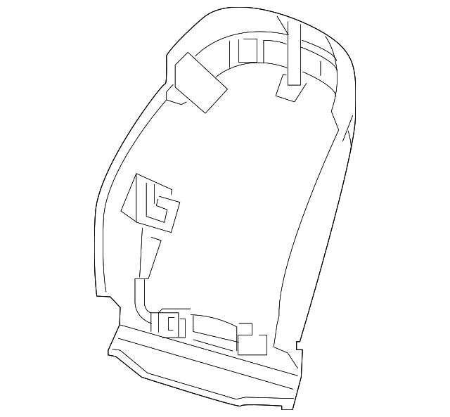2016-2018 Audi Seat Back Panel 4G8-881-969-N-QAU | Audi USA Parts