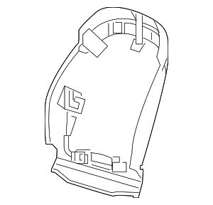 2016-2018 Audi Seat Back Panel 4G8-881-969-N-QAU | Audi USA Parts