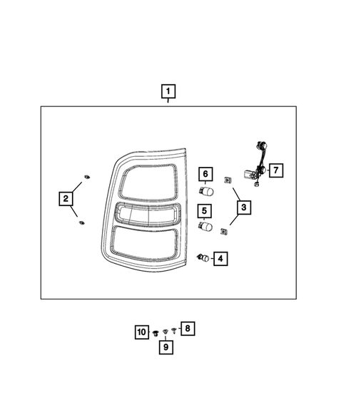Lamps-Interior and Exterior for 2019 Ram 1500 | Bam Wholesale Parts