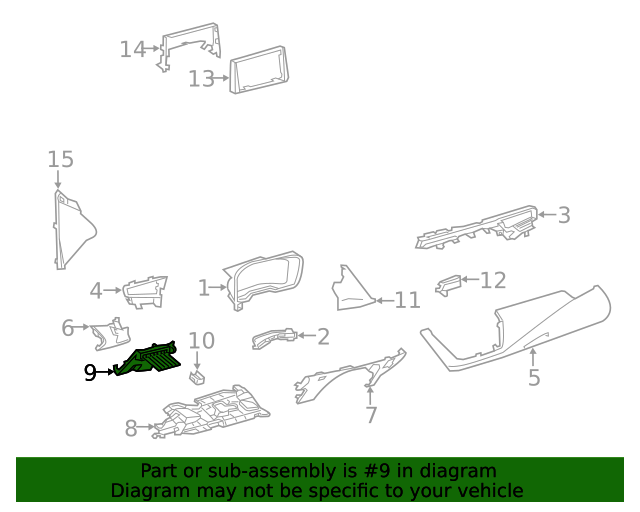 55432-02780-C0 - Switch Panel - 2019-2023 Toyota Corolla | OEM Genuine ...