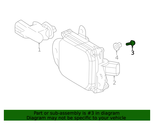 90159-60395 - Distance Sensor Screw 2000-2022 Toyota | Longo Toyota Parts
