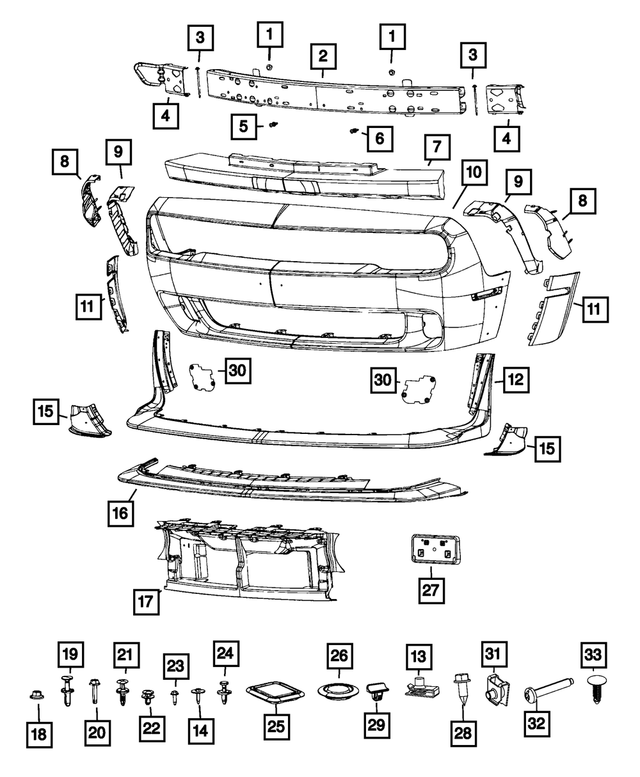 2019-2023 Dodge Challenger Grille Blocker, Left 68425091AA | Mopar Estores