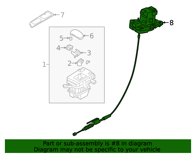 2019-2022 Genesis G70 Actuator Assembly-Parking Gear Rel 46756-G9200 ...