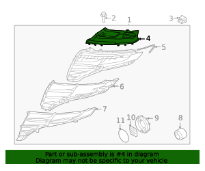 Genuine Upper Bracket for 2022-2024 Hyundai Tucson | Part# 92152-N9000 ...
