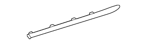 213-698-15-00 - Rear Molding 2018-2023 Mercedes-Benz | Mercedes-Benz ...