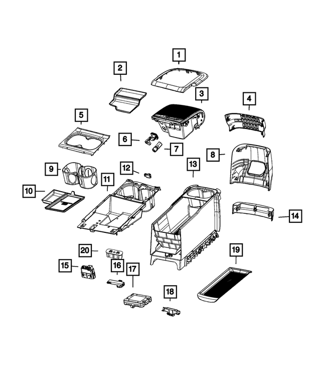 2021-2022 Mopar Media Hub USB Port 68493753AB | My Mopar Parts