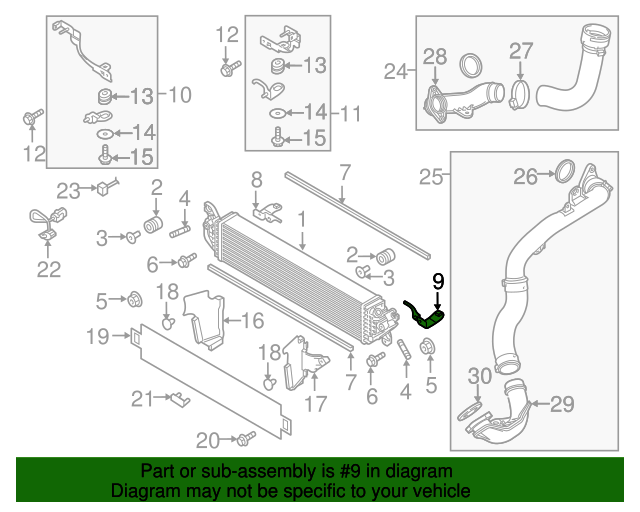 2016-2021 Mazda Inner Bracket SH01-13-33ZA | RealMazdaParts.com