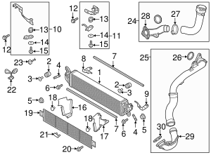 Grille Radiator TM52-50-710B | QuirkParts