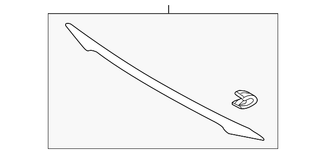 2013-2015 Hyundai Sonata Deck Lid Finish Panel 87310-3S001 | OEM Parts ...