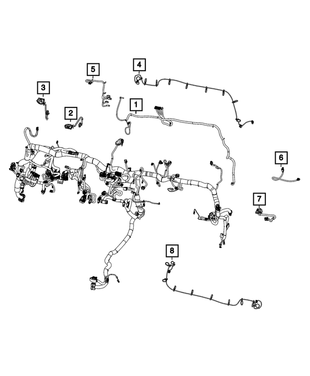 2022 Ram 1500 Jumper Wiring 68527011AA | Mopar Estores