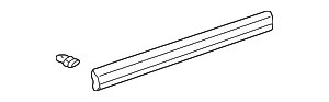 Genuine Toyota Lower Weather-Strip part# 67887-0C020 for 2001-2007 ...