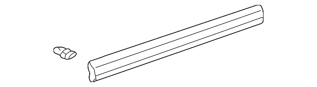 Genuine Toyota Lower Weather-Strip part# 67887-0C020 for 2001-2007 ...