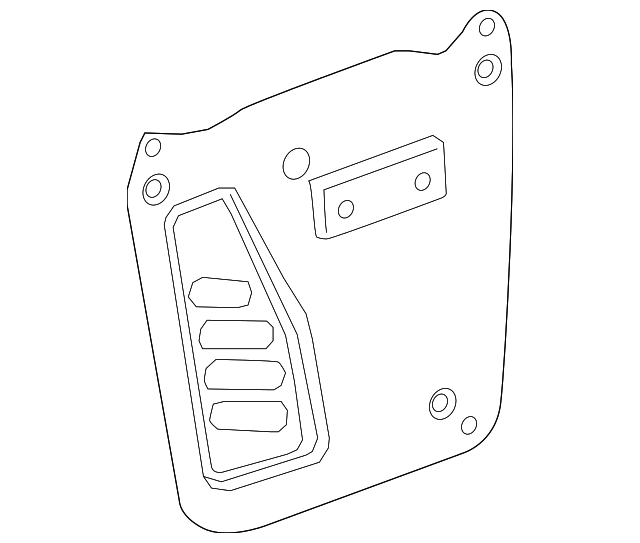 2019-2020 GM Water Deflector - Passenger Side (RH) 84486773 ...