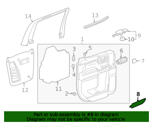 Genuine OEM GM Part - F Applique 2019-2023 GMC 84630650 - Parts ...