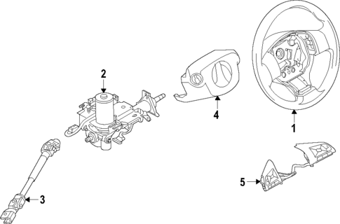 Steering Wheel for 2021 Nissan Rogue | TascaParts.com