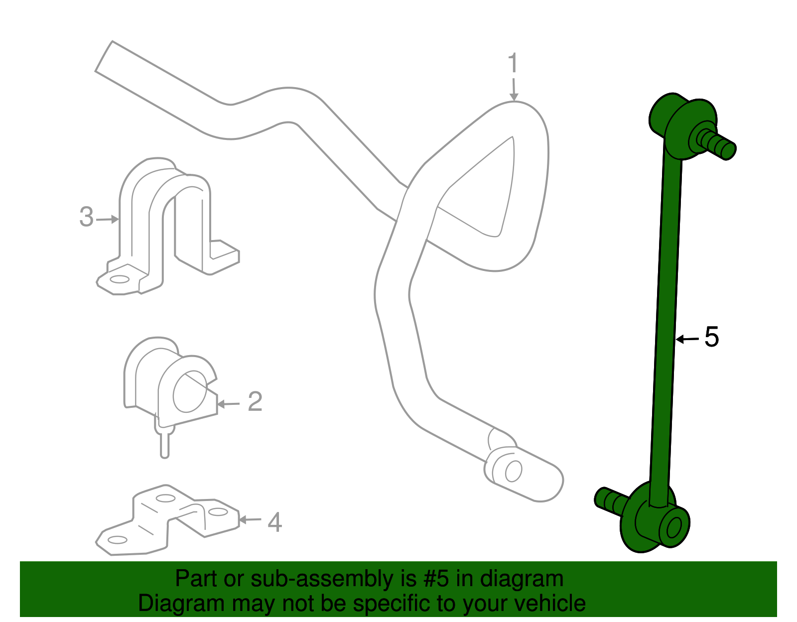 Genuine Toyota Link Assembly part# 48820-08020 for 2004-2010 Toyota ...