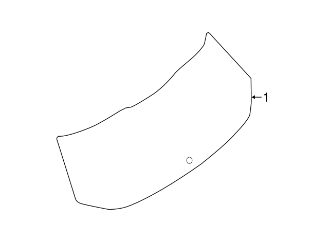 90300-9TG0A - Lift Gate Glass 2018-2020 Nissan Rogue | Nissan Parts ...