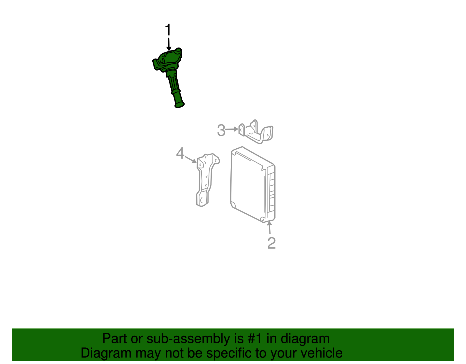 90919-02259 - Direct Ignition Coil 1998-2009 Toyota | Fred Haas Toyota ...