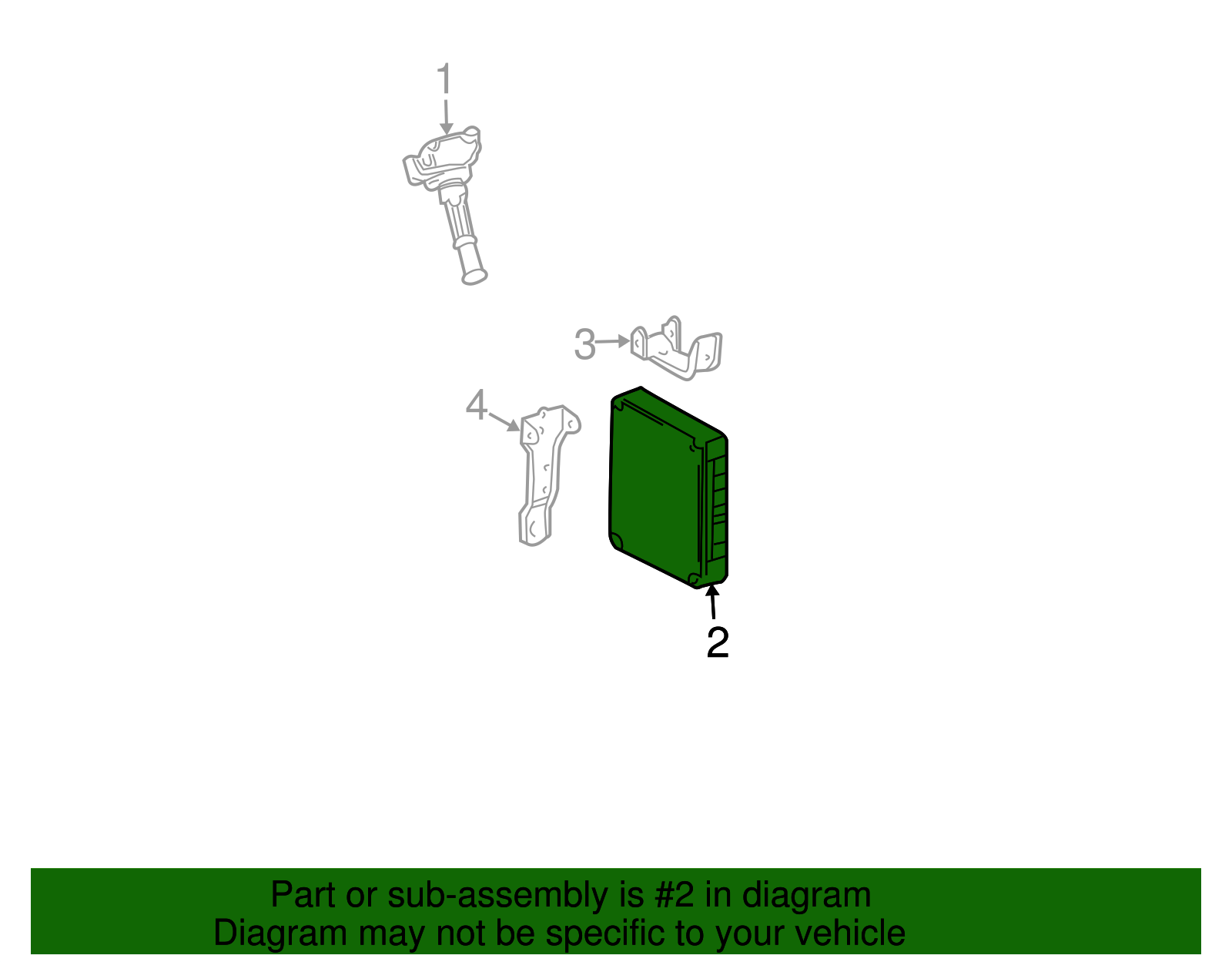 2004-2005 Toyota 4Runner Engine Control Module (ECM) 89661-35A41 ...