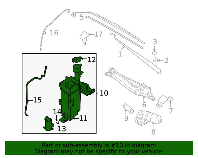 2021-2023 Hyundai Reservoir Assembly 98610-AA000 | OEM Parts Online