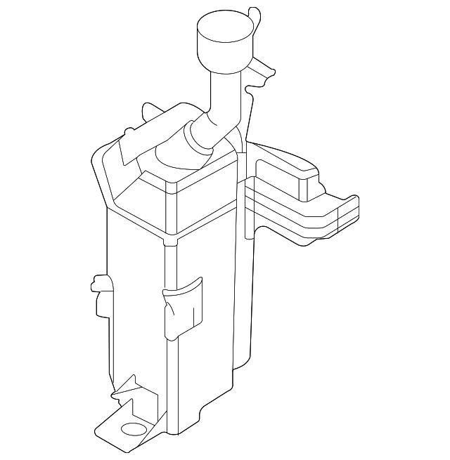 Genuine Washer Reservoir for 2021-2023 Hyundai | Part# 98611-AA000 ...