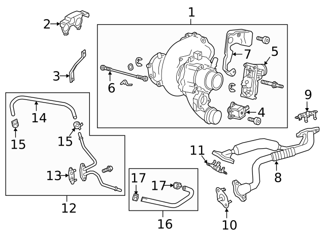 Turbocharger 12732677 | GM Parts Center