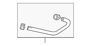 Turbocharger Coolant Feed Hose 12735554 | OEM Parts Online