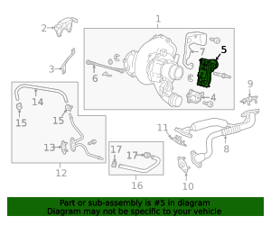 2019-2023 GM Turbocharger Wastegate Actuator 12690327 | TascaParts.com