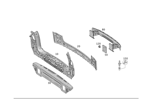 Rear End for 2019 Mercedes-Benz GLS450 | Mercedes-Benz USA Parts