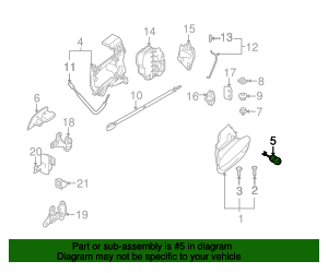 51217114961 - 2003-2008 BMW Z4 Lock Cylinder (51-21-7-114-961) | BMW of ...