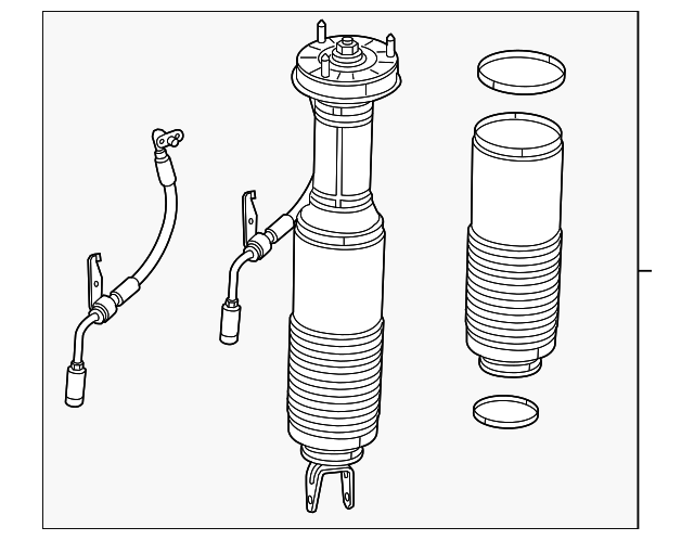 2013-2019 Mercedes-Benz Strut 231-320-30-13 | MB OEM Parts