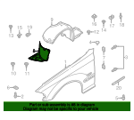 51718193812 - 1999-2005 BMW Liner Extension (51-71-8-193-812) | BMW of ...